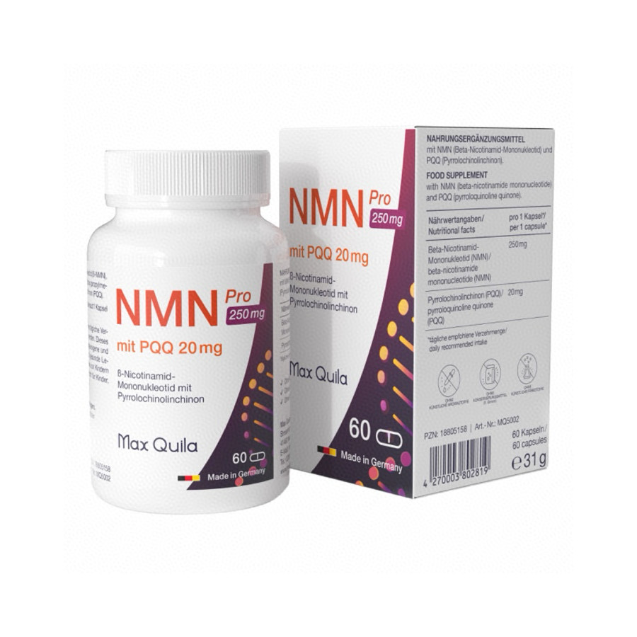 德国 Max Quila NMN Pro + PQQ 逆时光胶囊 250毫克 60粒 – E-Buy Trading